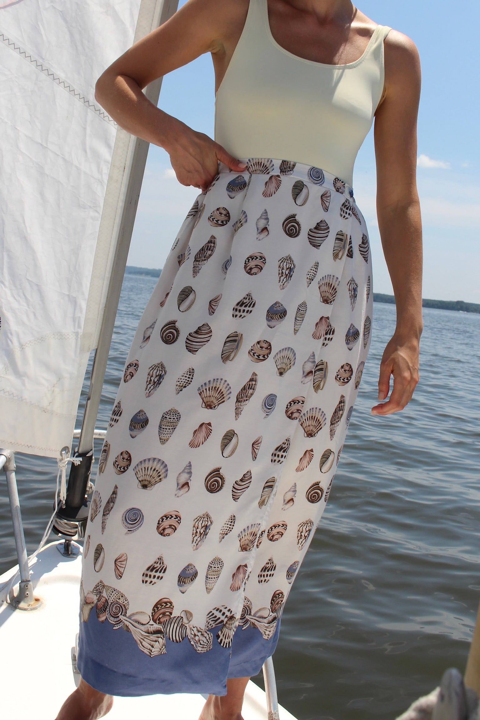 Vintage Sea Shell Wrap Skirt – NA NIN
