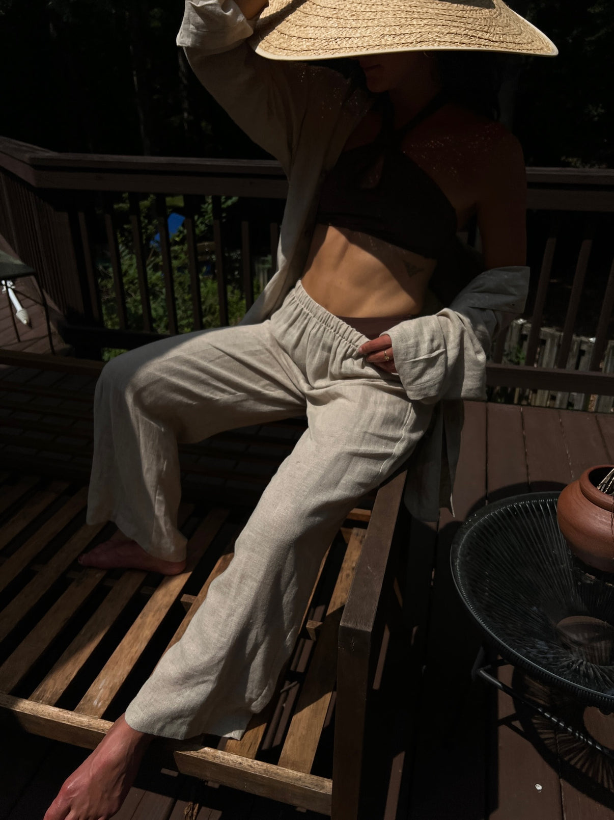 Patricia Linen Rayon Pant – NA NIN
