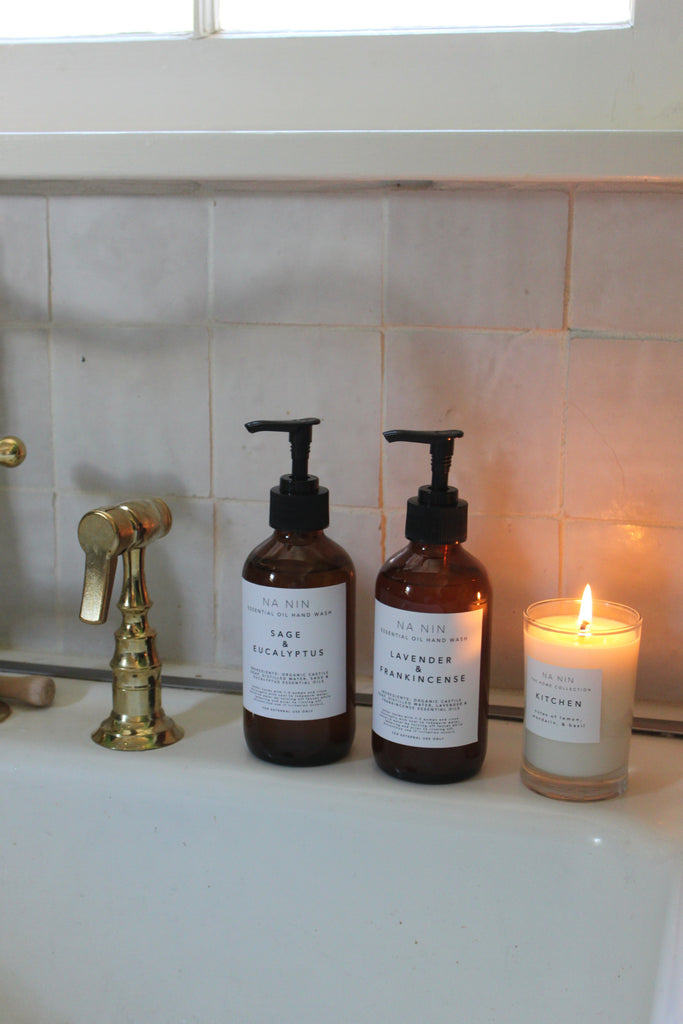 Lavender & Frankincense Essential Oil Hand Wash – NA NIN