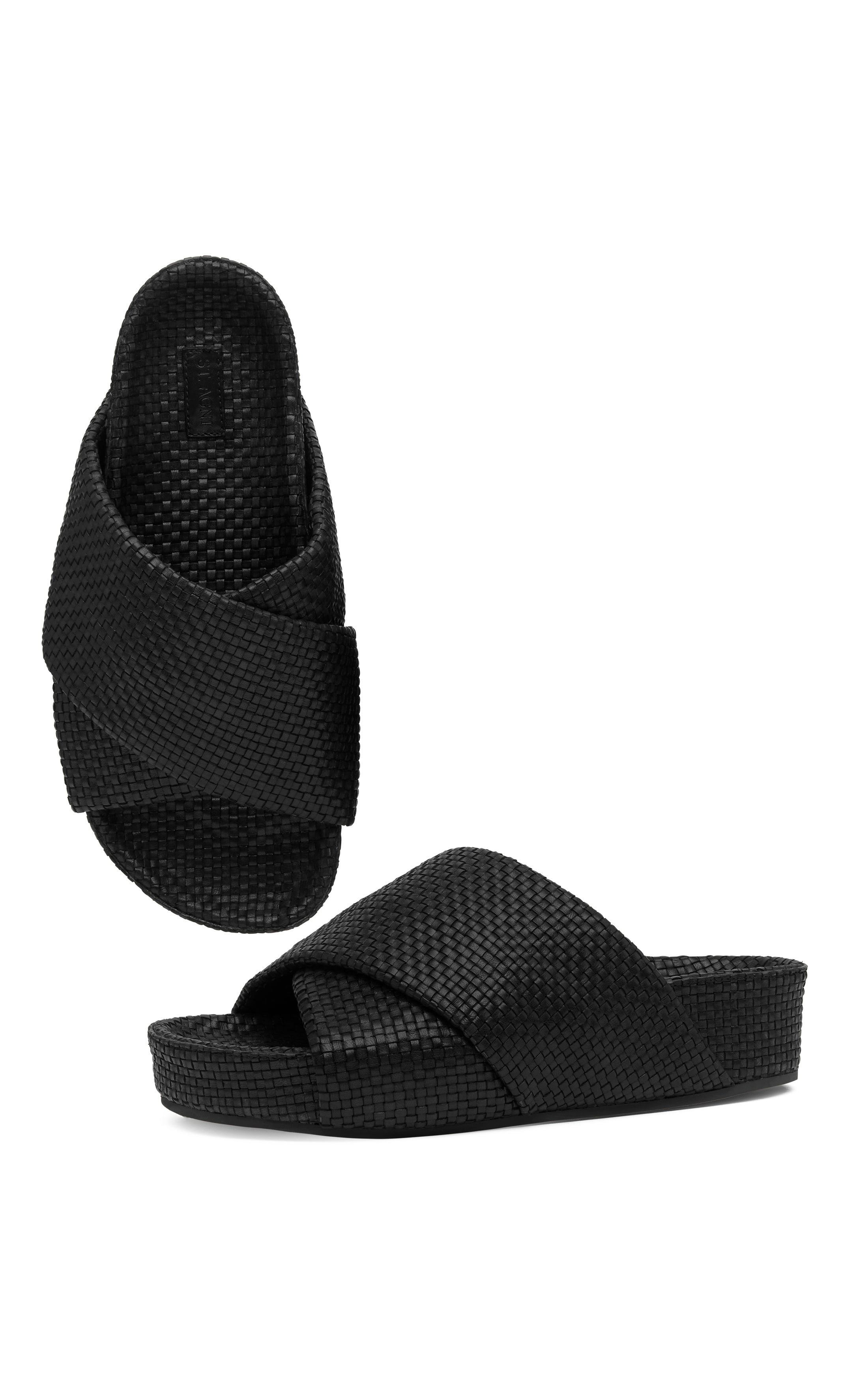 Woven Flatform Slide – NA NIN